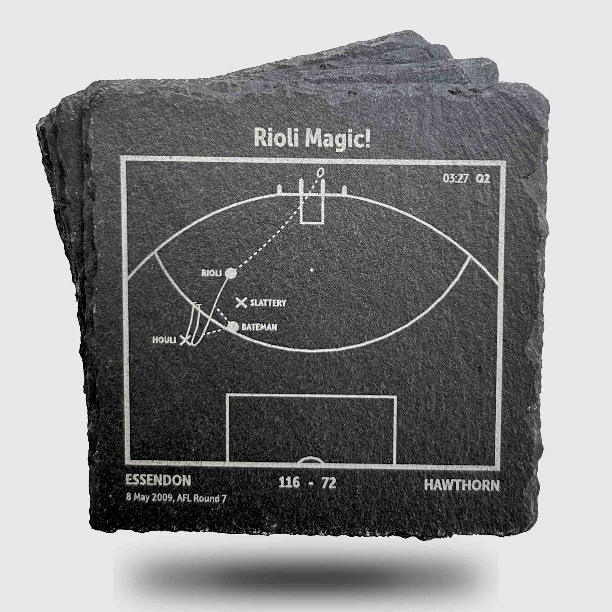 Footy Goals: Slate Coasters – Gameday Legends Australia